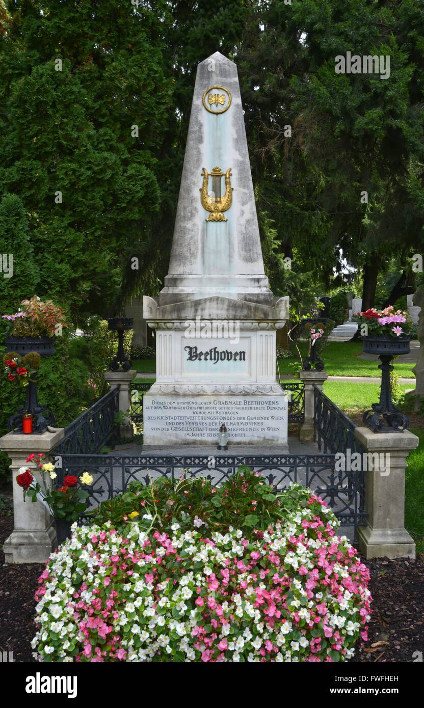 Grave of beethoven hi-res stock photography and images - Alamy