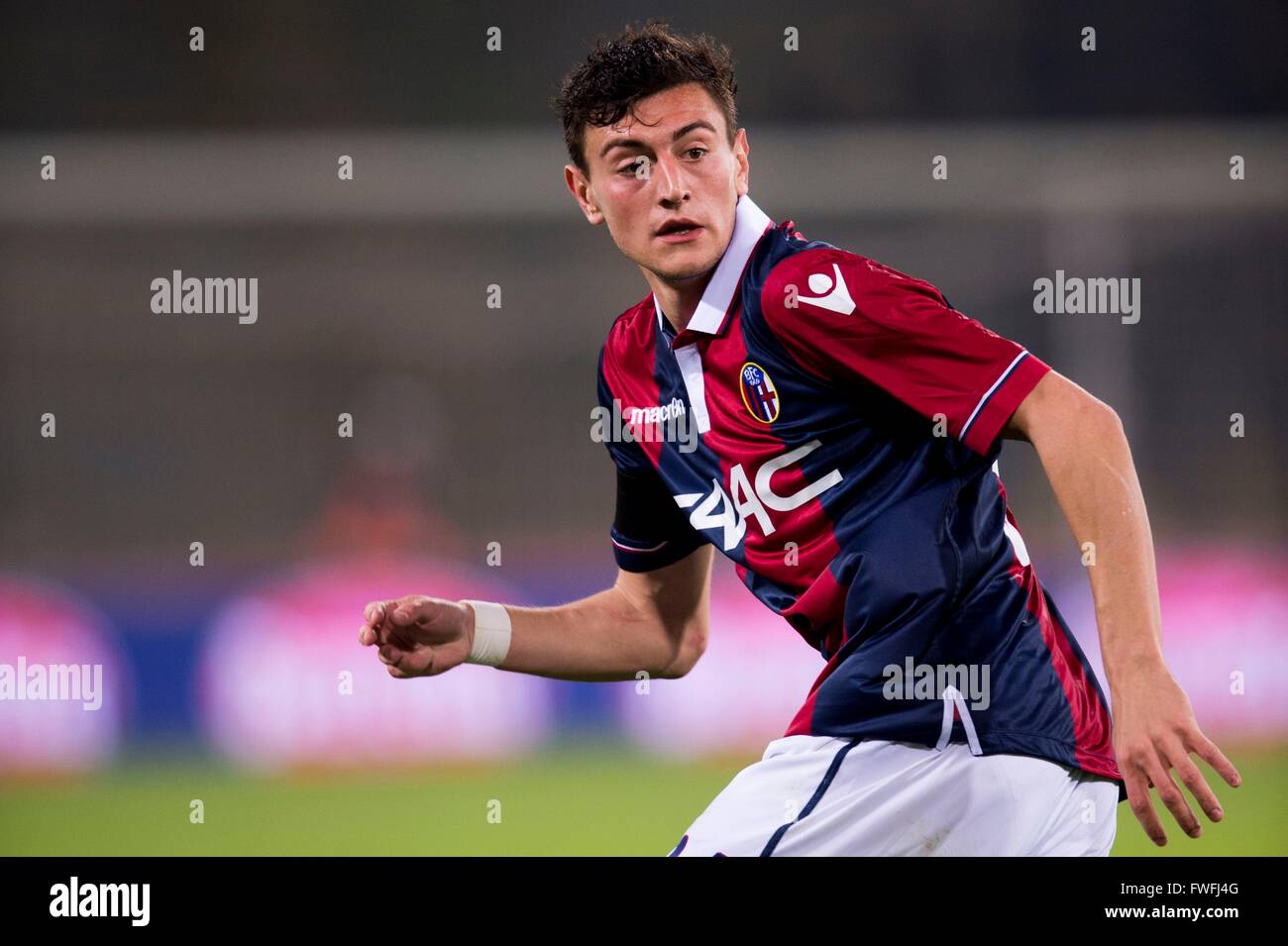 Bologna, Italy. 4th Apr, 2016. Alex Ferrari (Bologna) Football/Soccer ...