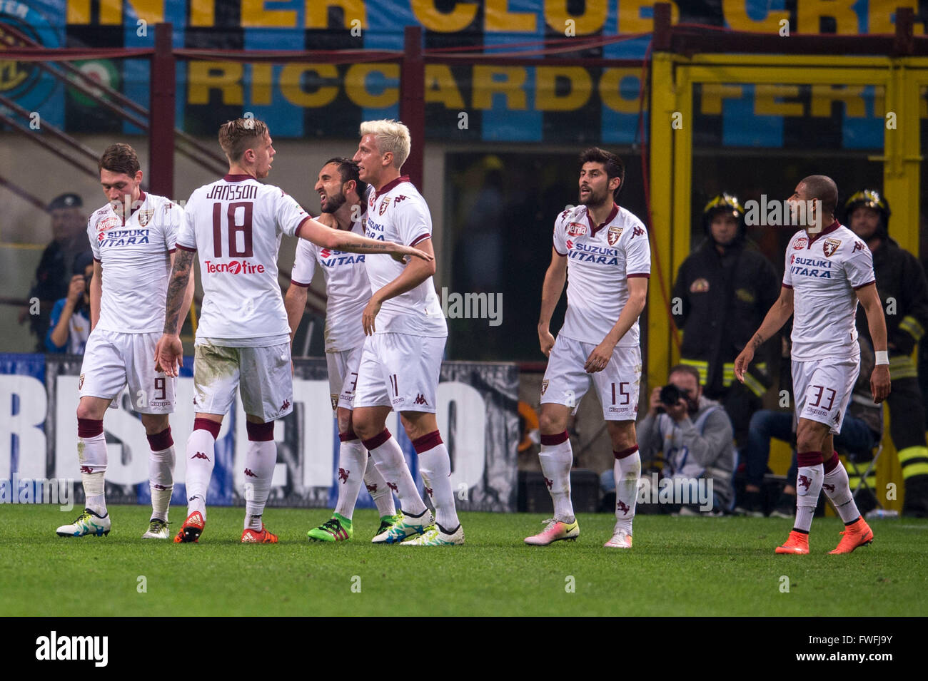 Torino team group, APRIL 3, 2016 - Football / Soccer : Cristian ...
