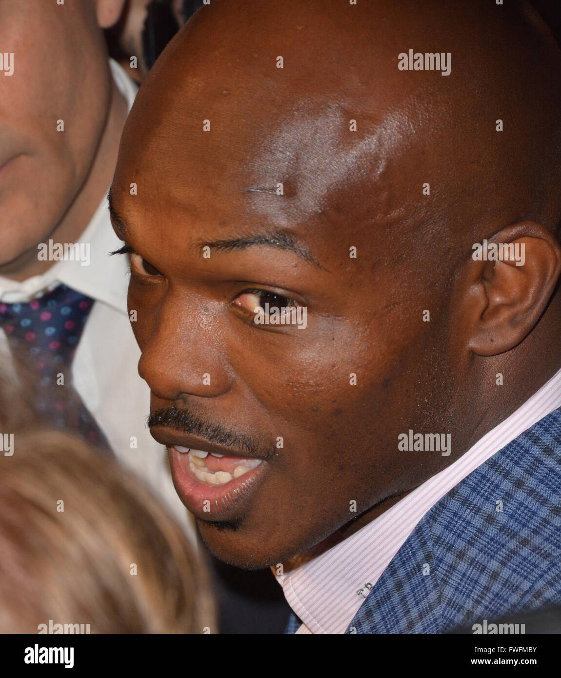 Las Vegas, Nevada, USA. 5th Apr, 2016. Boxer Timothy Bradley attends ...