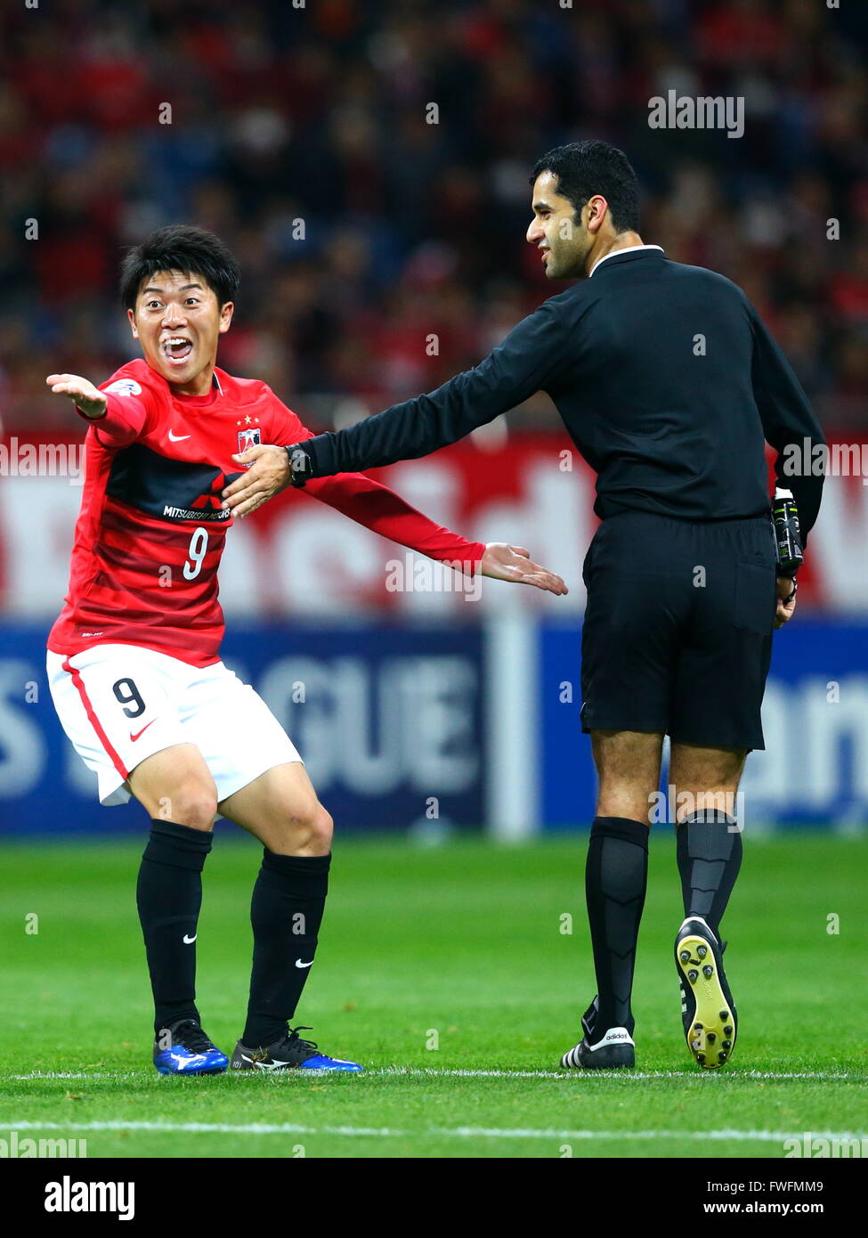 Saitama Stadium 2002, Saitama, Japan. 5th Apr, 2016. Yuki Muto (Reds ...