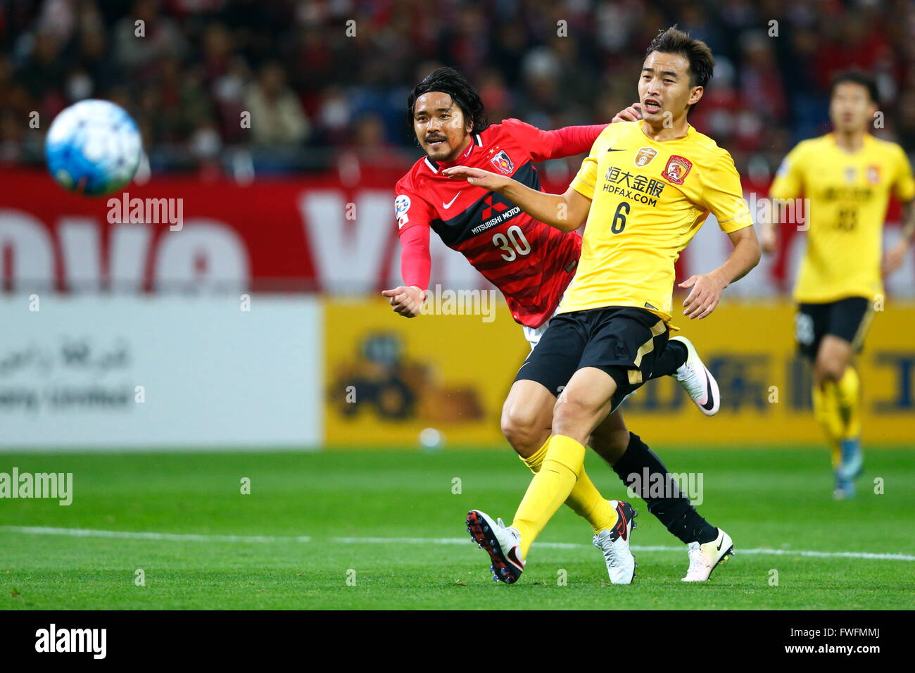 Saitama Stadium 2002, Saitama, Japan. 5th Apr, 2016. Shinzo Koroki ...