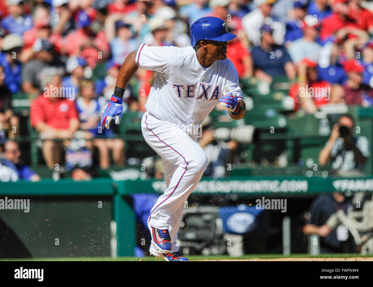 APR 04, 2016: Texas Rangers third baseman Adrian Beltre #29 during an ...