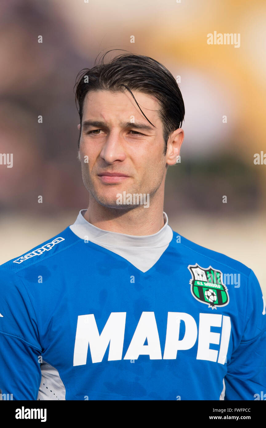 Modena, Italy. 2nd Apr, 2016. Federico Peluso (Sassuolo) Football ...