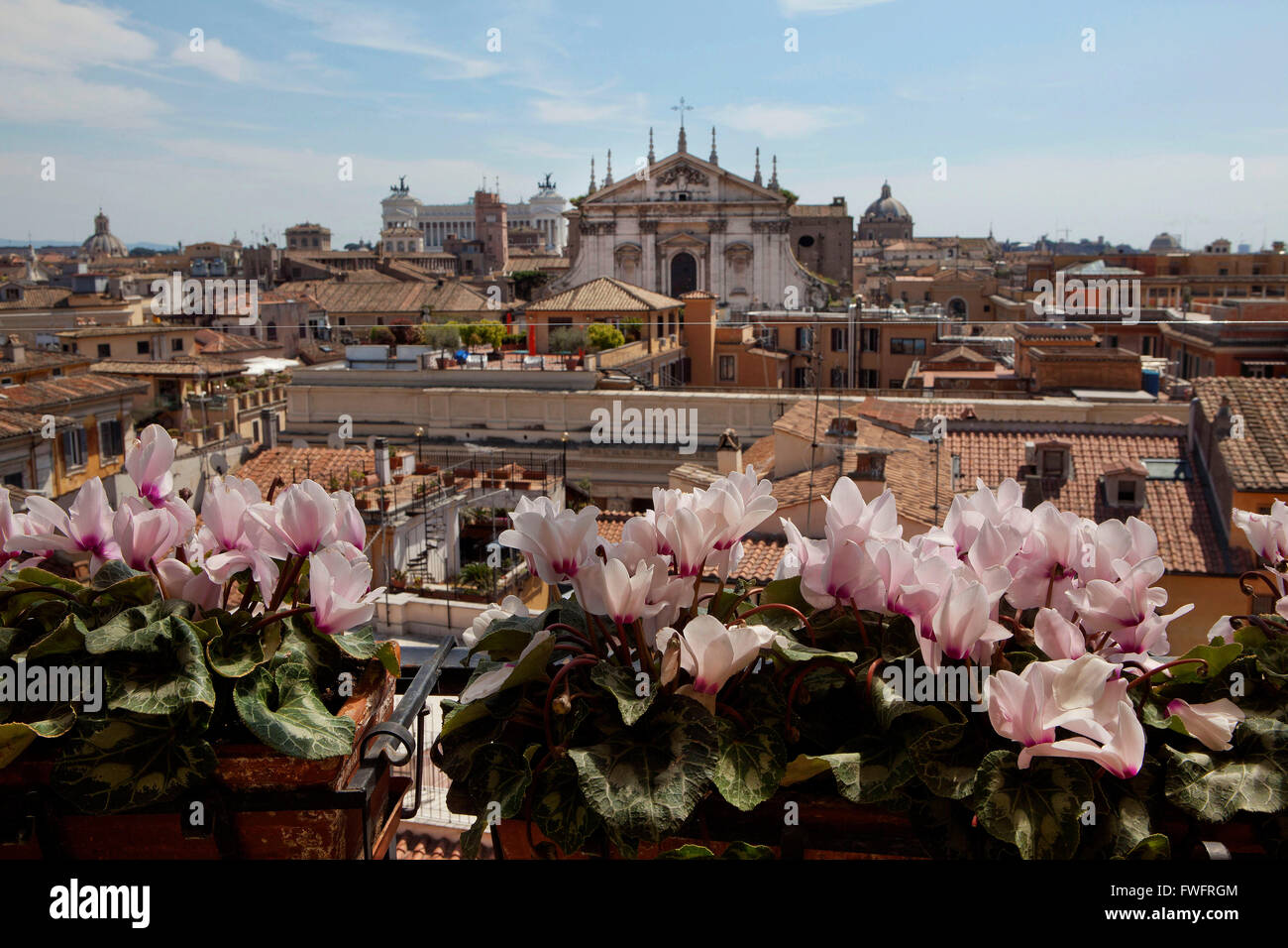 View rome from vatican rooftop hi-res stock photography and images - Alamy