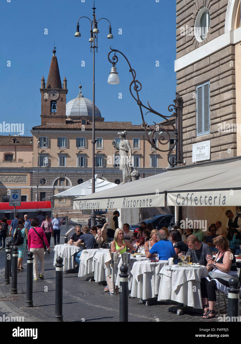 Cafe piazza del popolo hi-res stock photography and images - Alamy