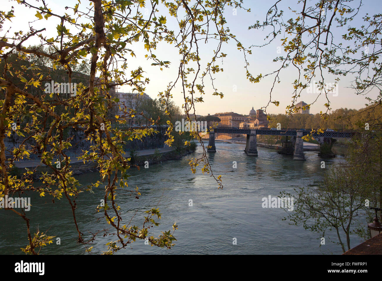 ROME,ITALY: River Tiber Stock Photo - Alamy