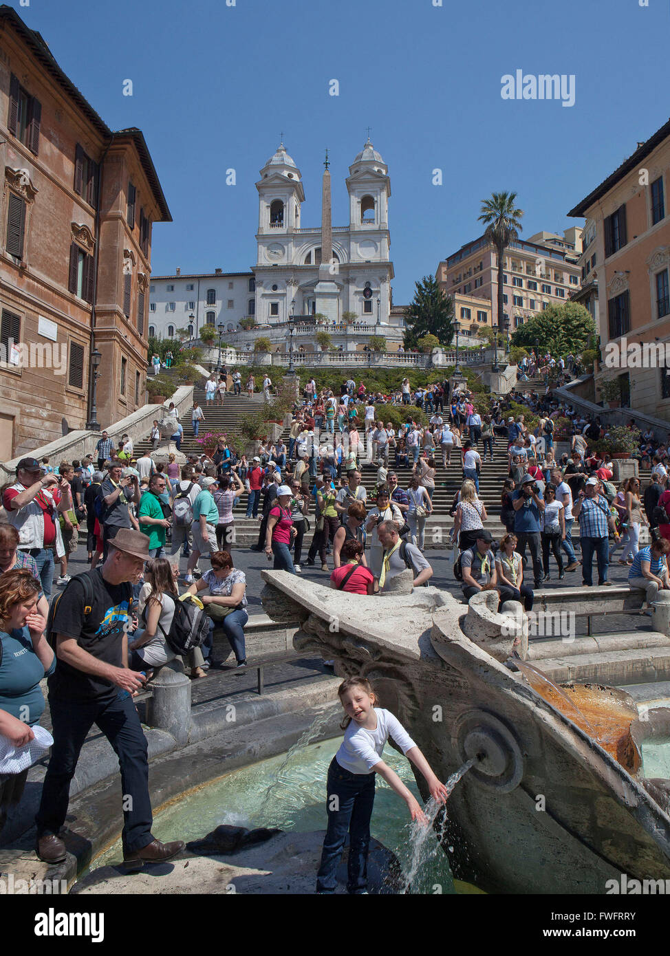 ROME,ITALY; Spanis Steps Stock Photo - Alamy