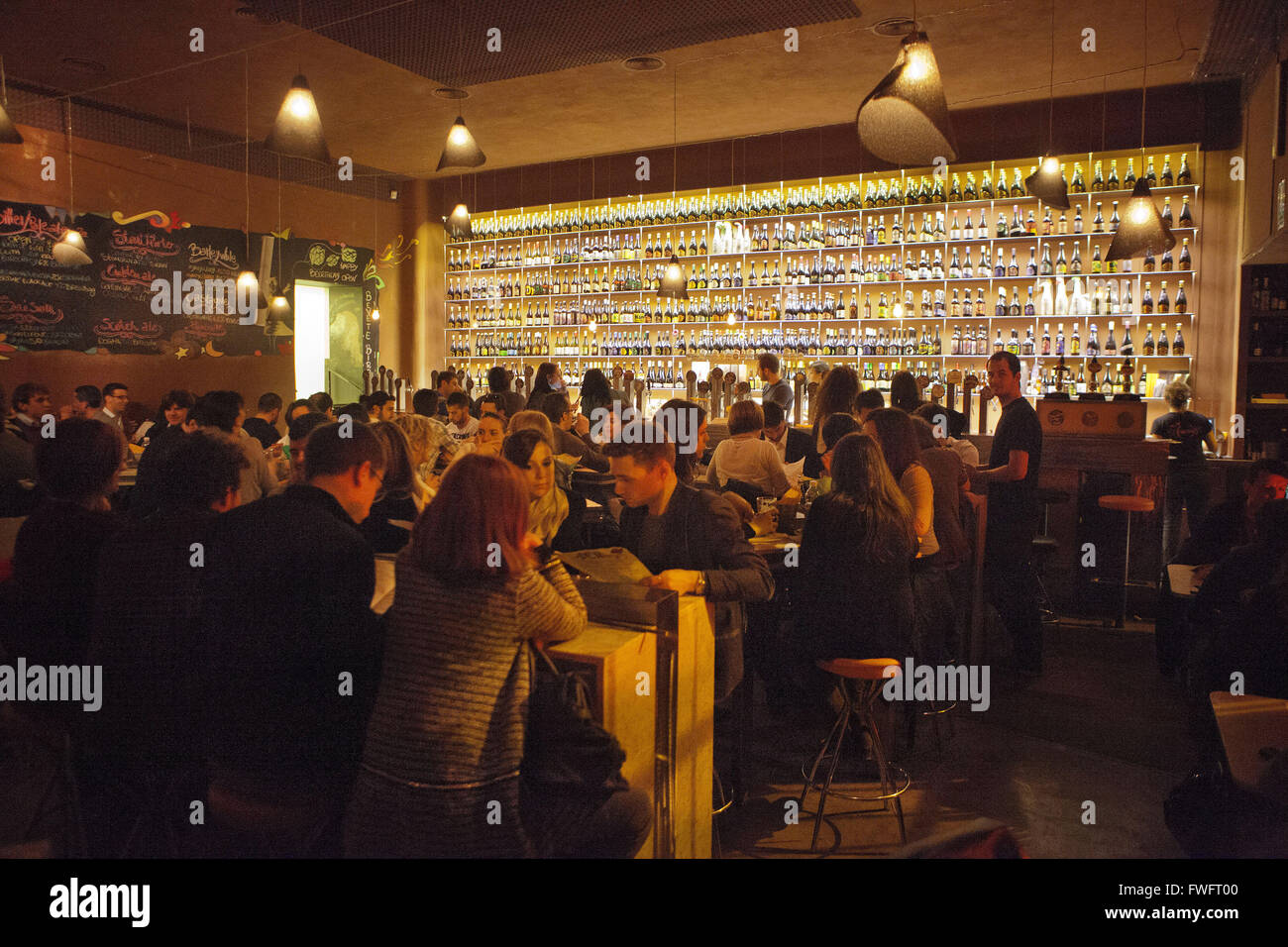 ROME,ITALY: bar Open Baladin Roma Stock Photo - Alamy
