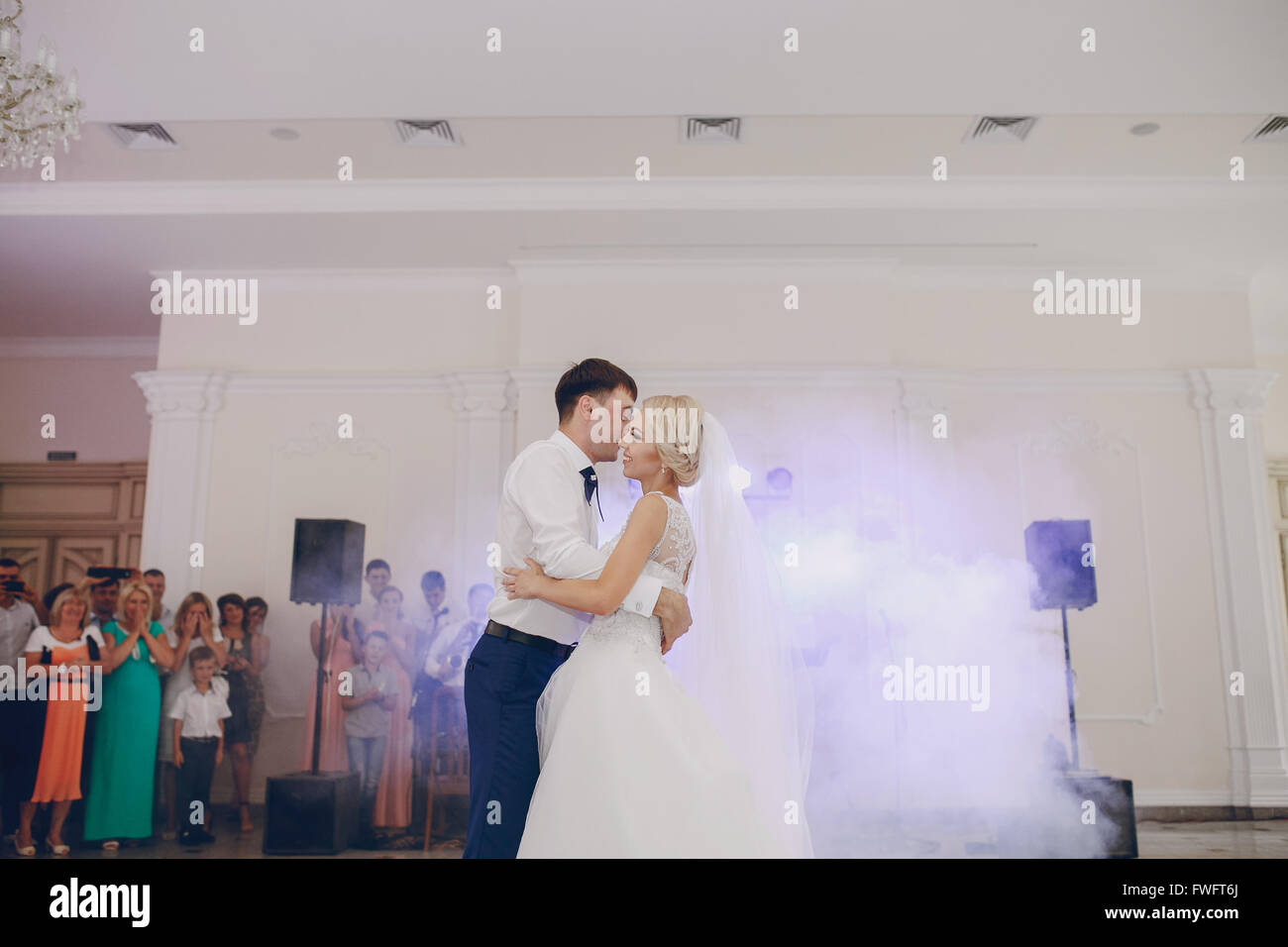 First wedding dance Stock Photo - Alamy