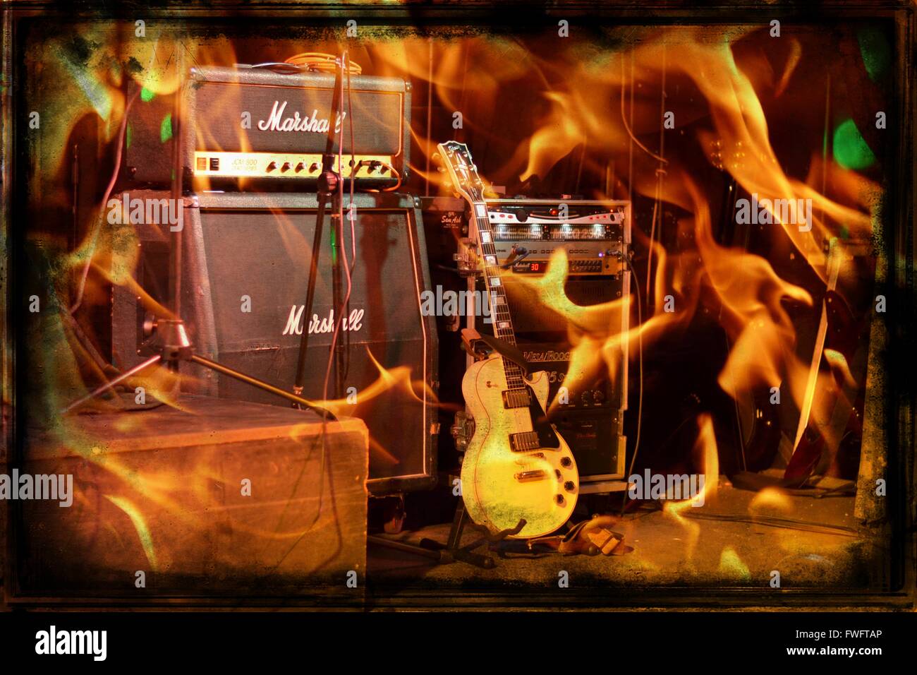 Fiery musical instruments hi-res stock photography and images - Alamy