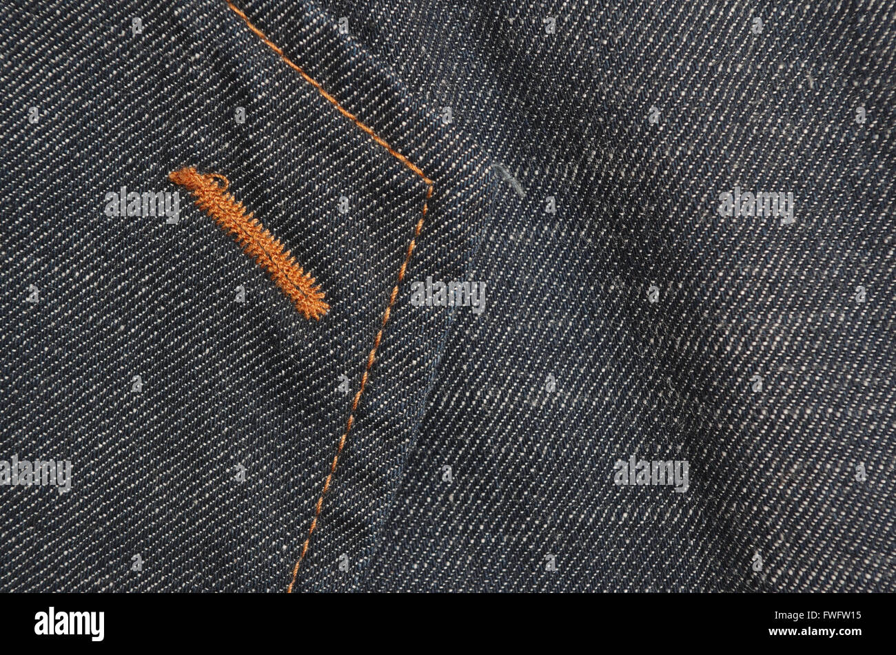 Lapel detail of a classic denim blazer jacket. Fashion, textures and ...