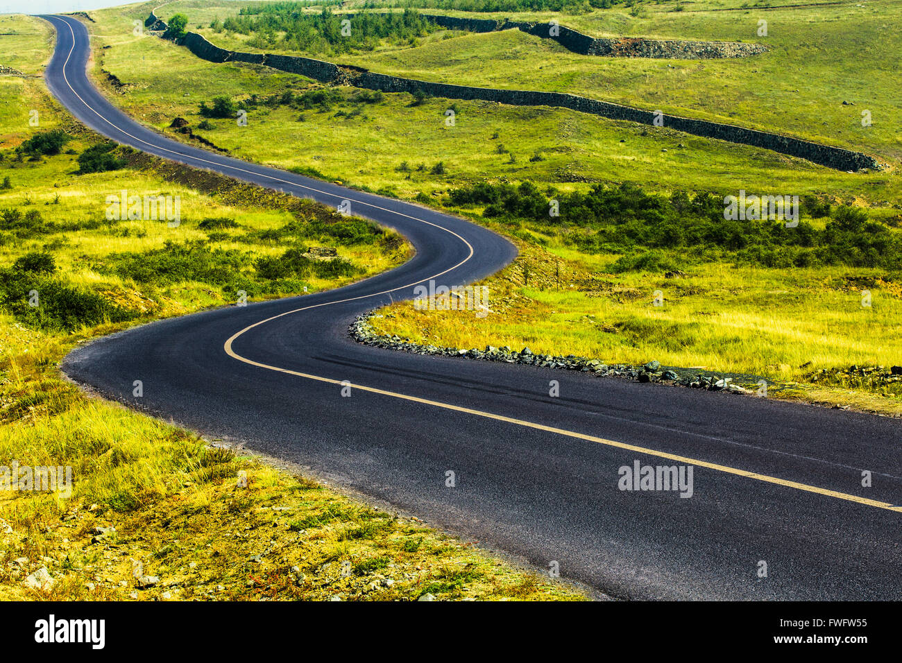 Grassland scenery in Hebei province, China Stock Photo - Alamy