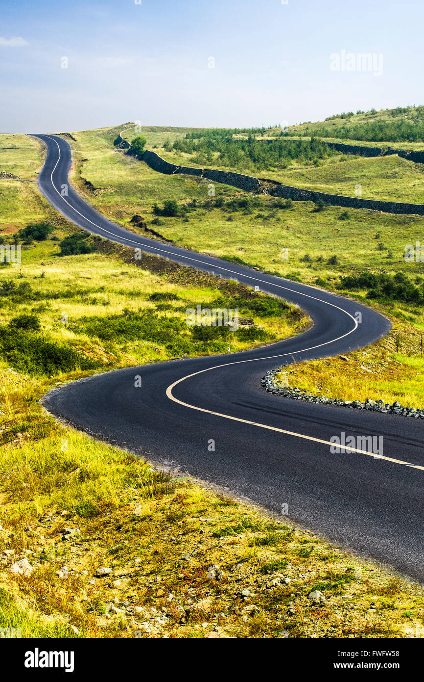 Grassland scenery in Hebei province, China Stock Photo - Alamy