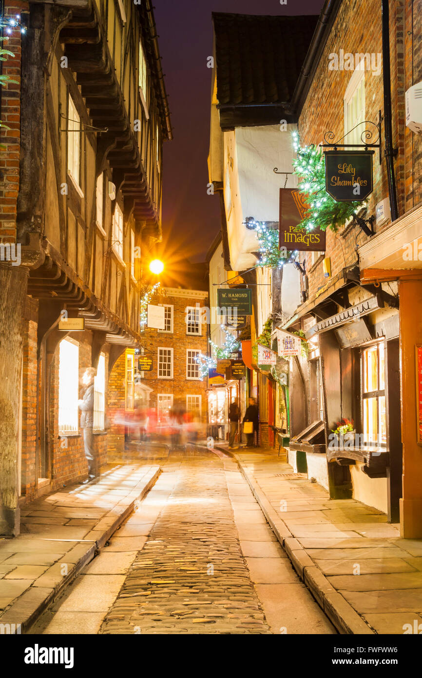 The Shambles, York, Yorkshire, England, UK Stock Photo - Alamy