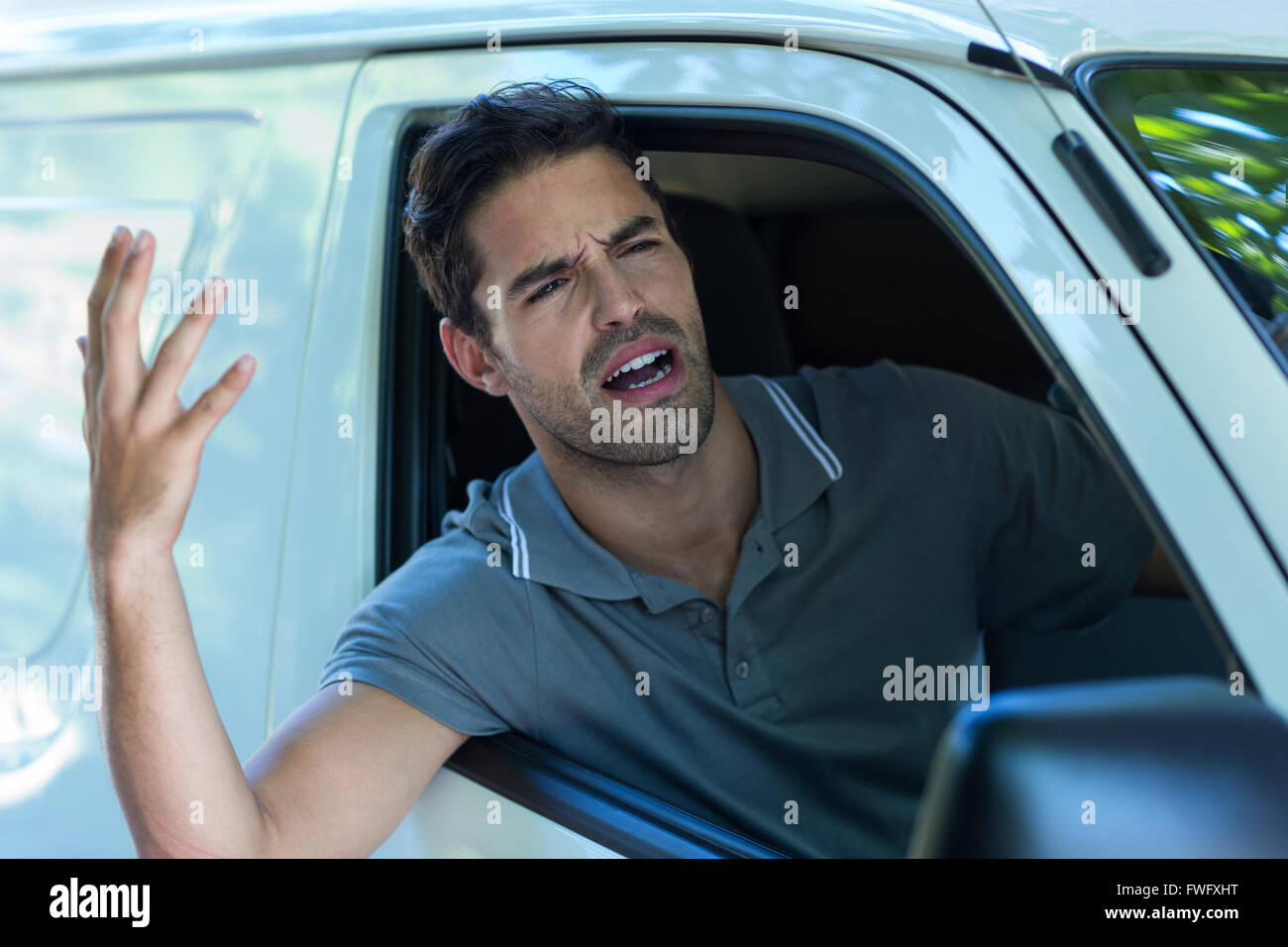 Anger irritated outdoors hi-res stock photography and images - Alamy