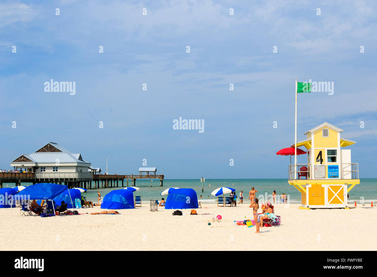 Clearwater beach, Florida, America, USA Stock Photo - Alamy