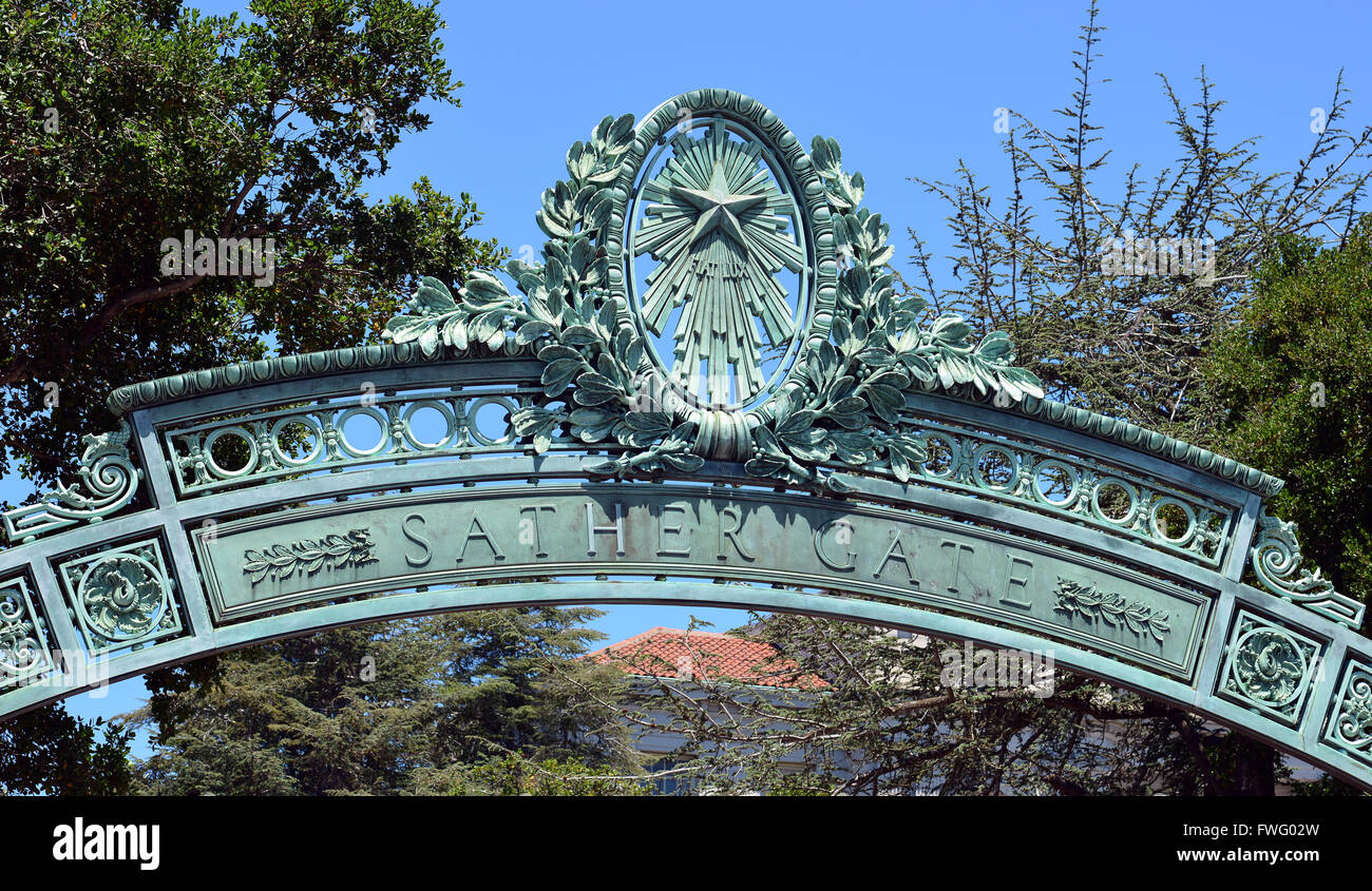 Sather gate hi-res stock photography and images - Alamy