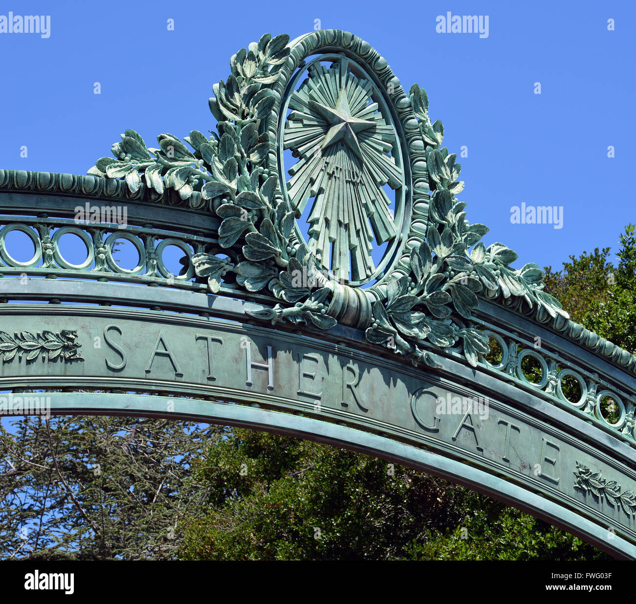 Sather gate hi-res stock photography and images - Alamy
