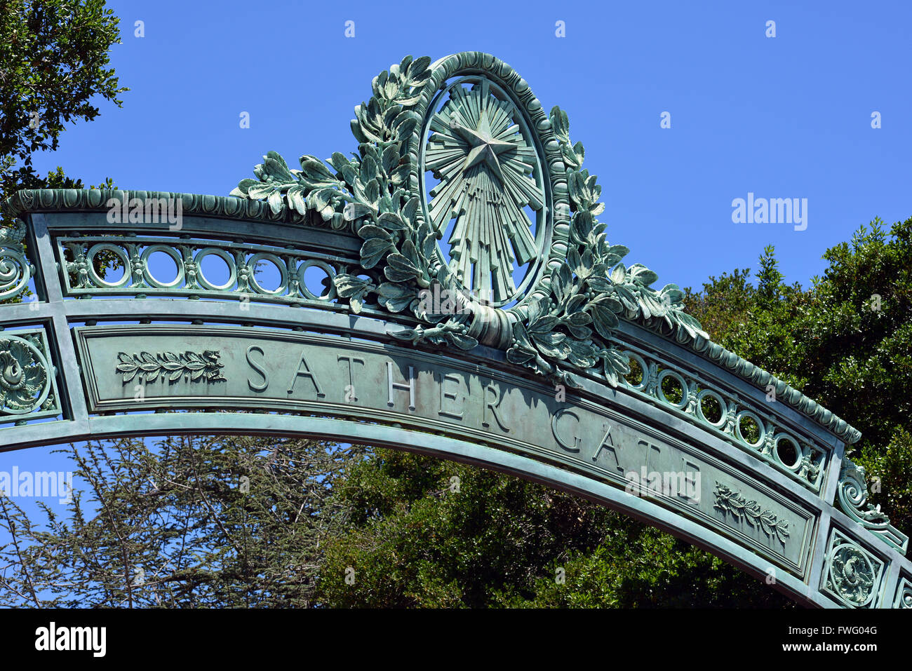 Sather gate hi-res stock photography and images - Alamy