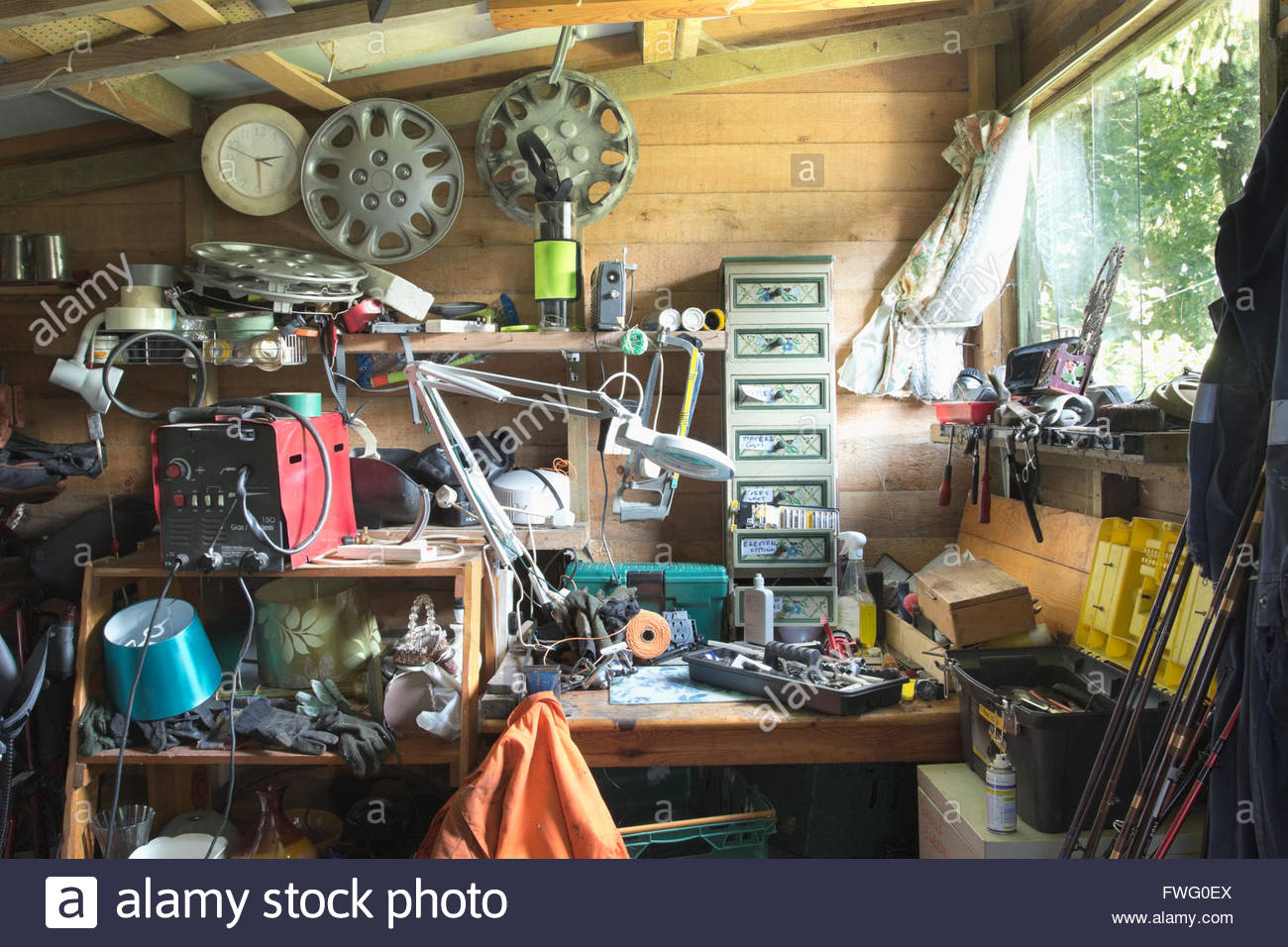 Untidy Messy Work Shed Stock Photos & Untidy Messy Work Shed Stock ...