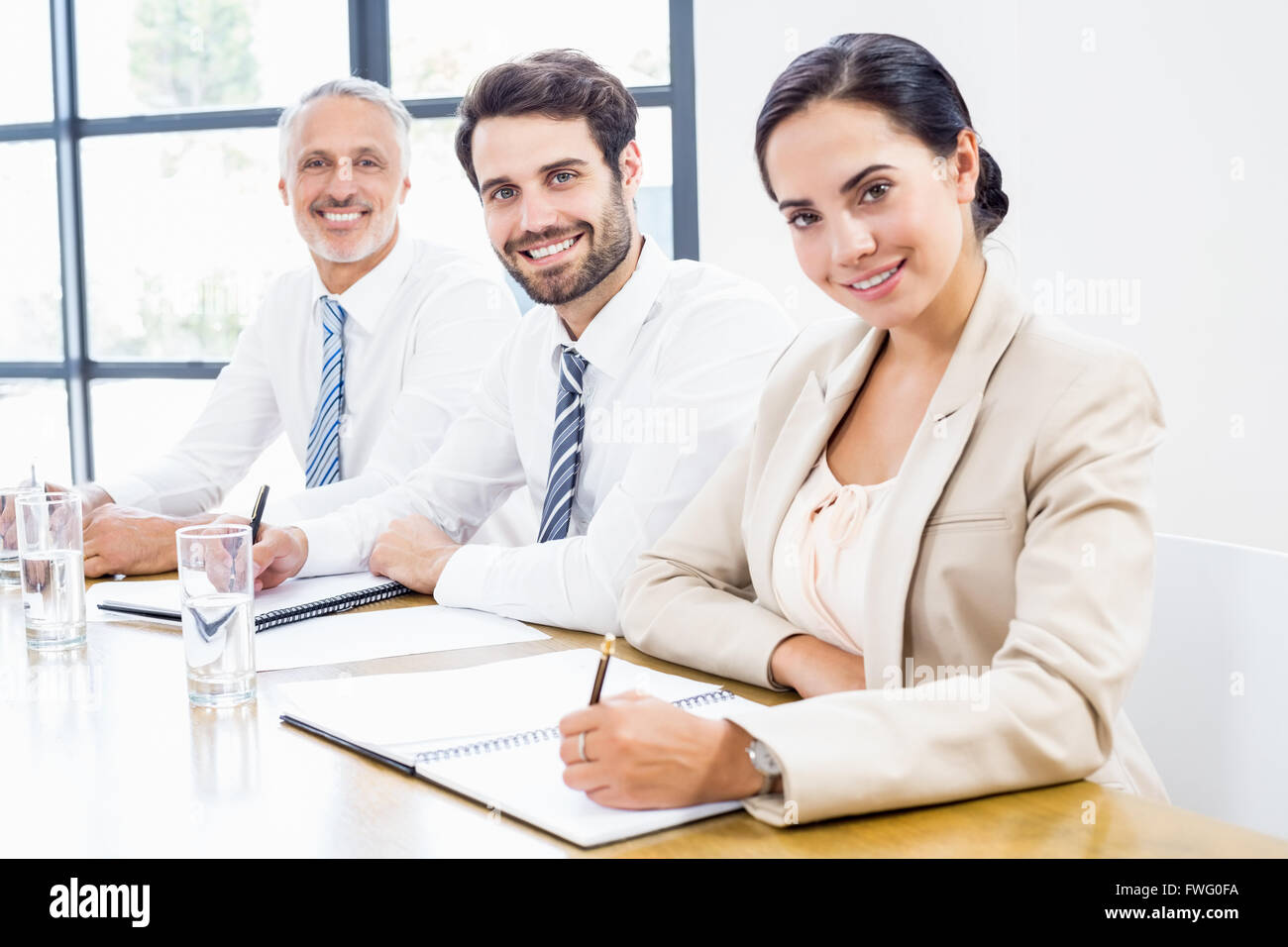 Businesspeople organizing business strategy hi-res stock photography ...