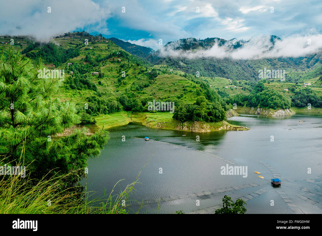 Indra Sarovar in Kulekhani Village, Nepal Stock Photo - Alamy
