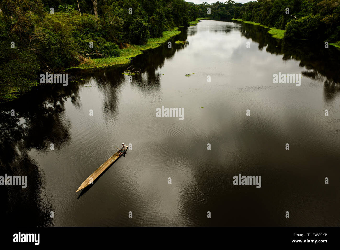 The rivers of the rainforest, Gabon, Central Africa Stock Photo - Alamy