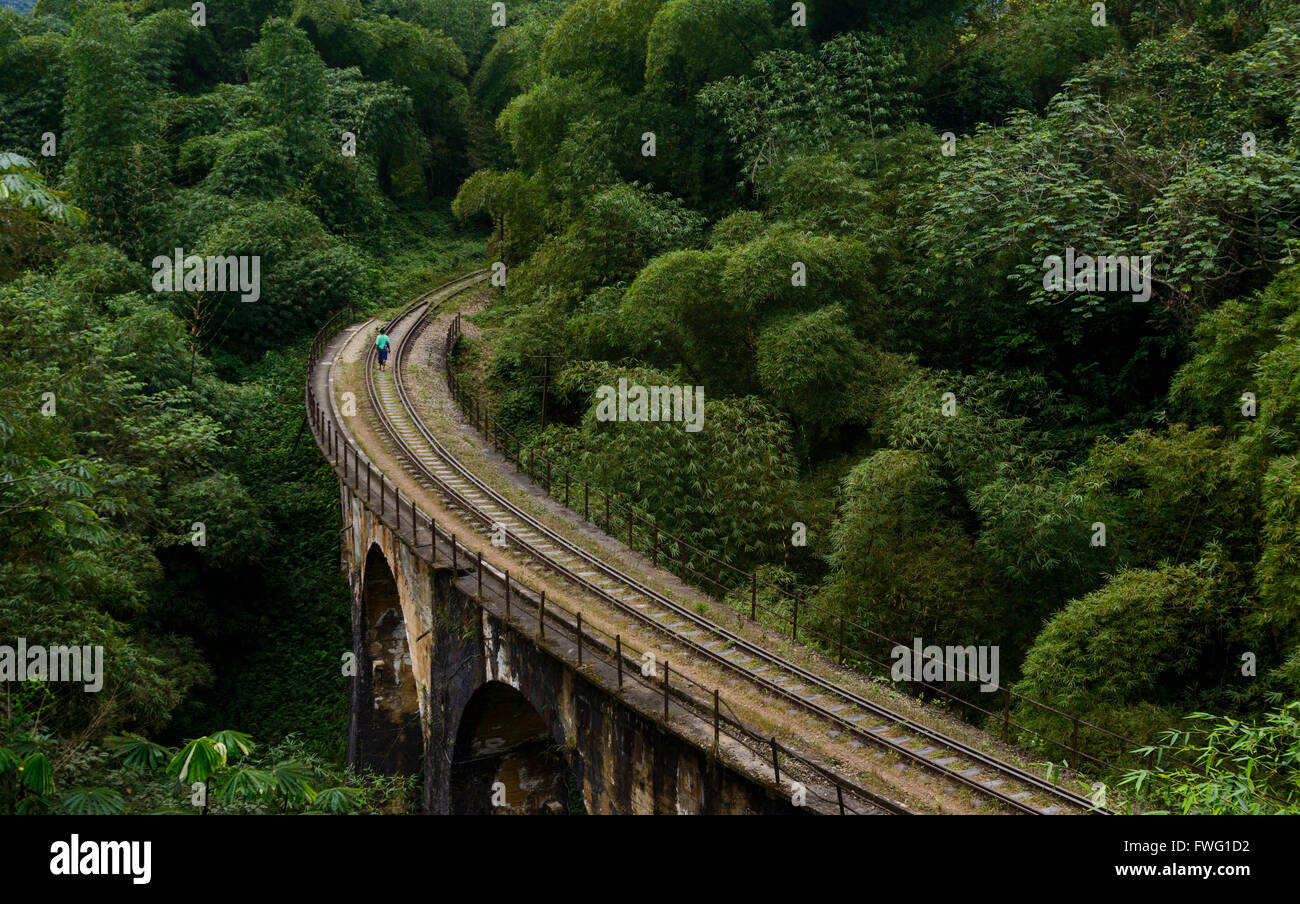Railway Bridge in Democratic Republic of Congo Stock Photo - Alamy
