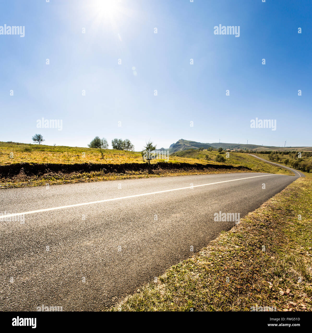 Grassland scenery in Hebei province, China Stock Photo - Alamy