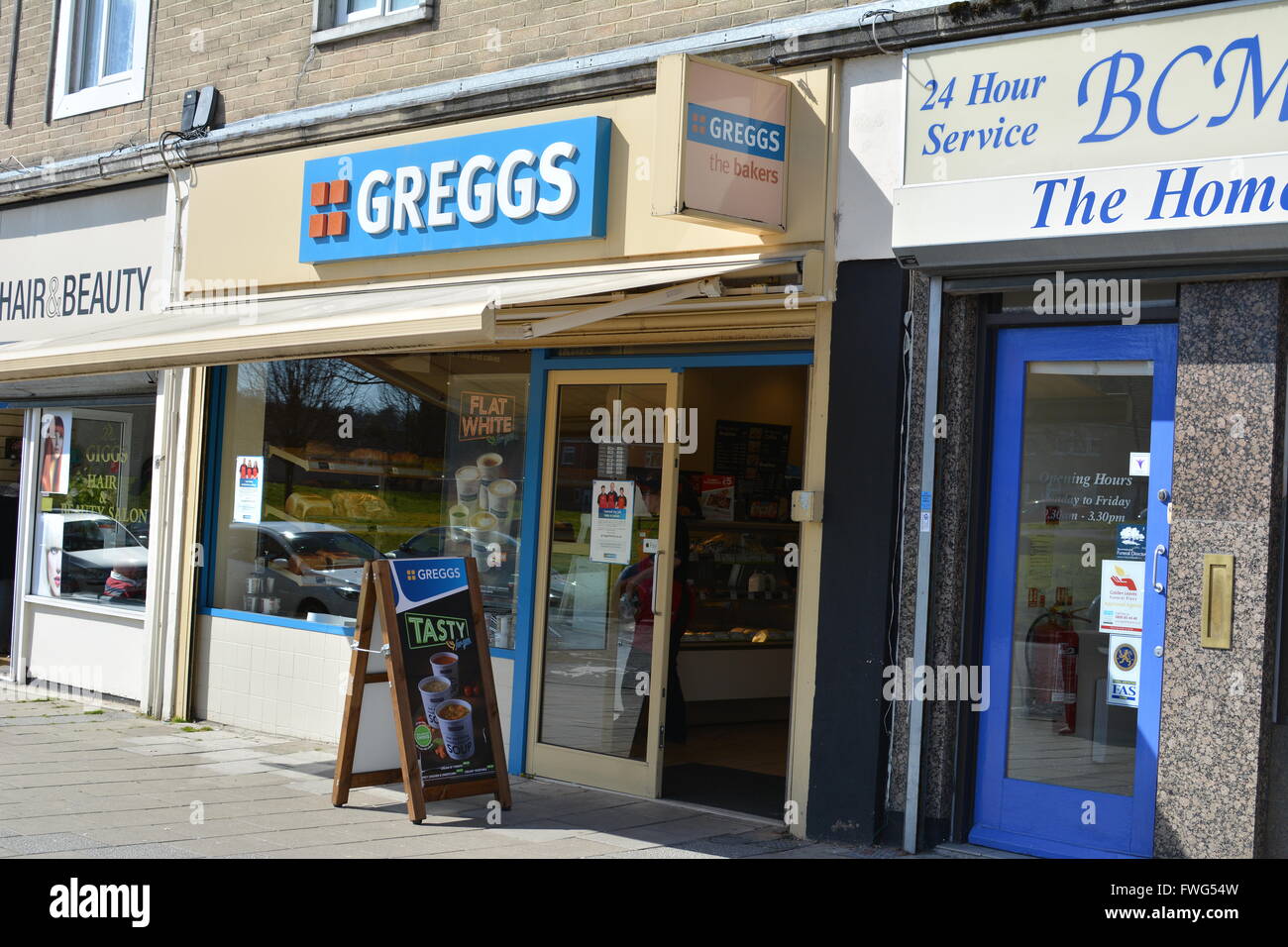 Greggs shop in Bristol UK, Henbury Stock Photo - Alamy