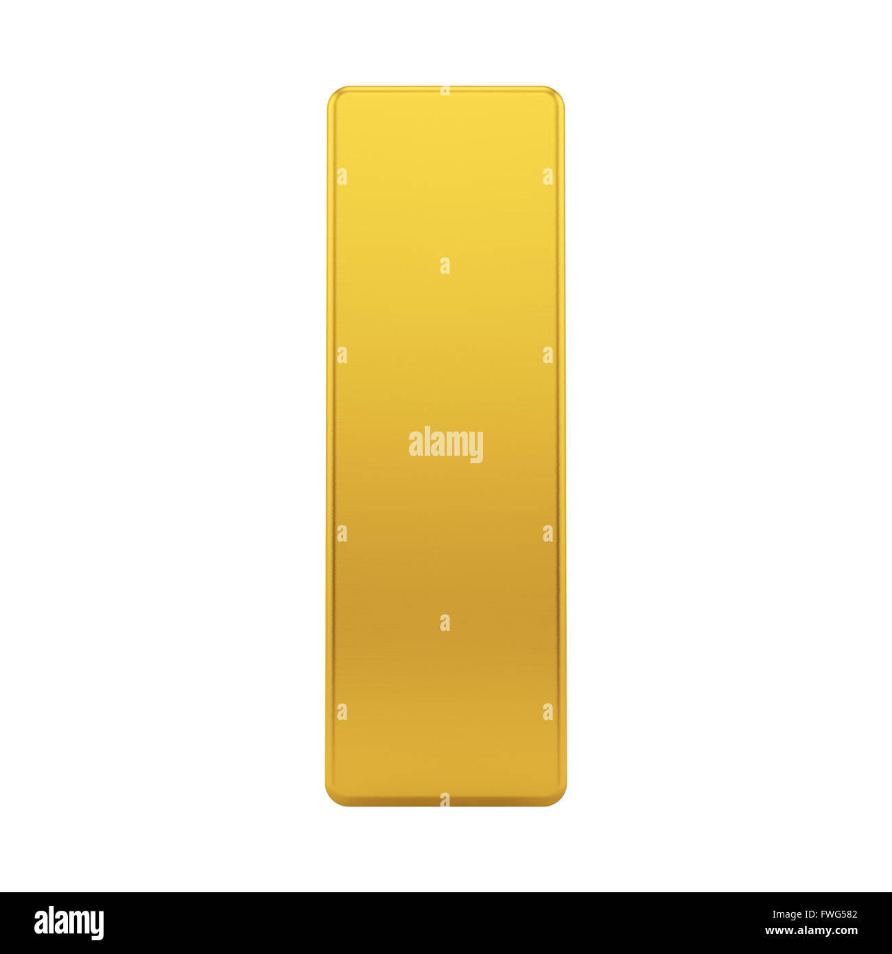 Letter i gold hi-res stock photography and images - Alamy