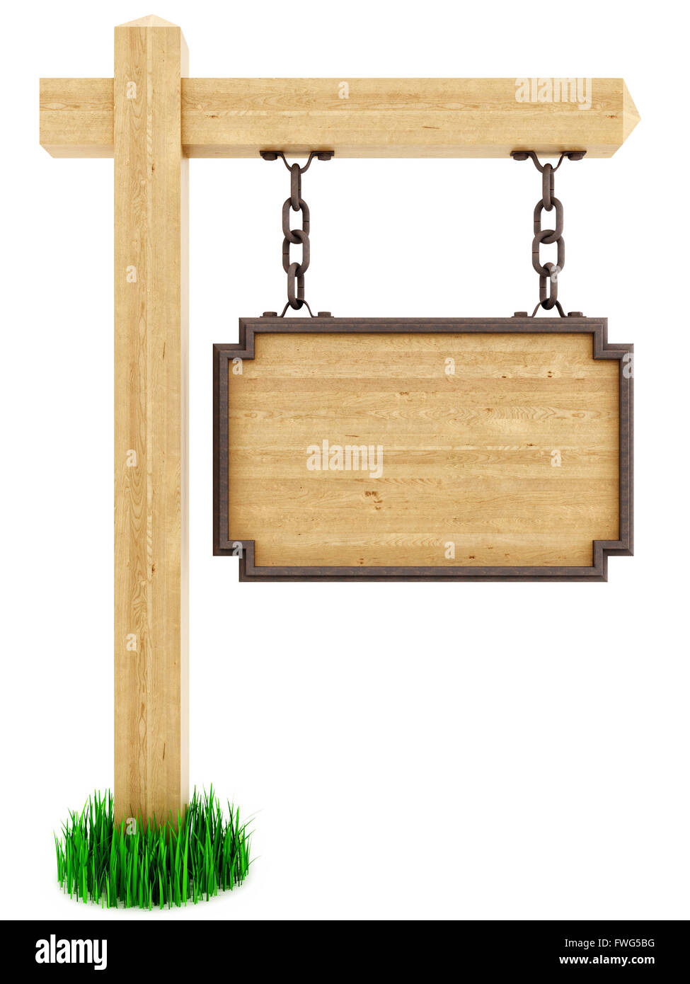 Weathered wooden sign arrow Cut Out Stock Images & Pictures - Alamy