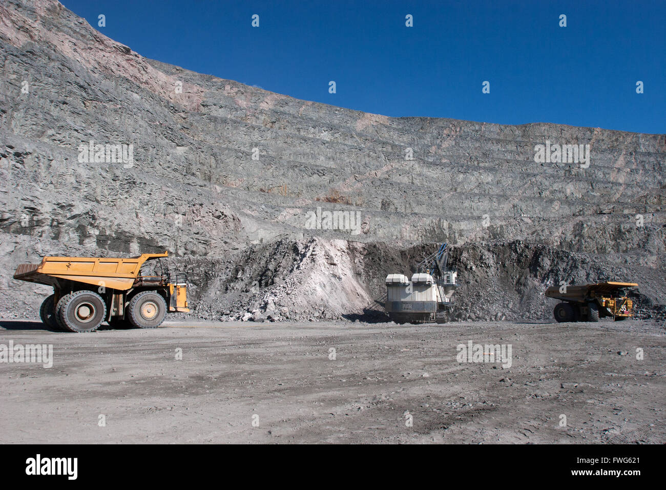 Aitik cooper mine in Gällivare, Sweden on July 25, 2007 Stock Photo - Alamy
