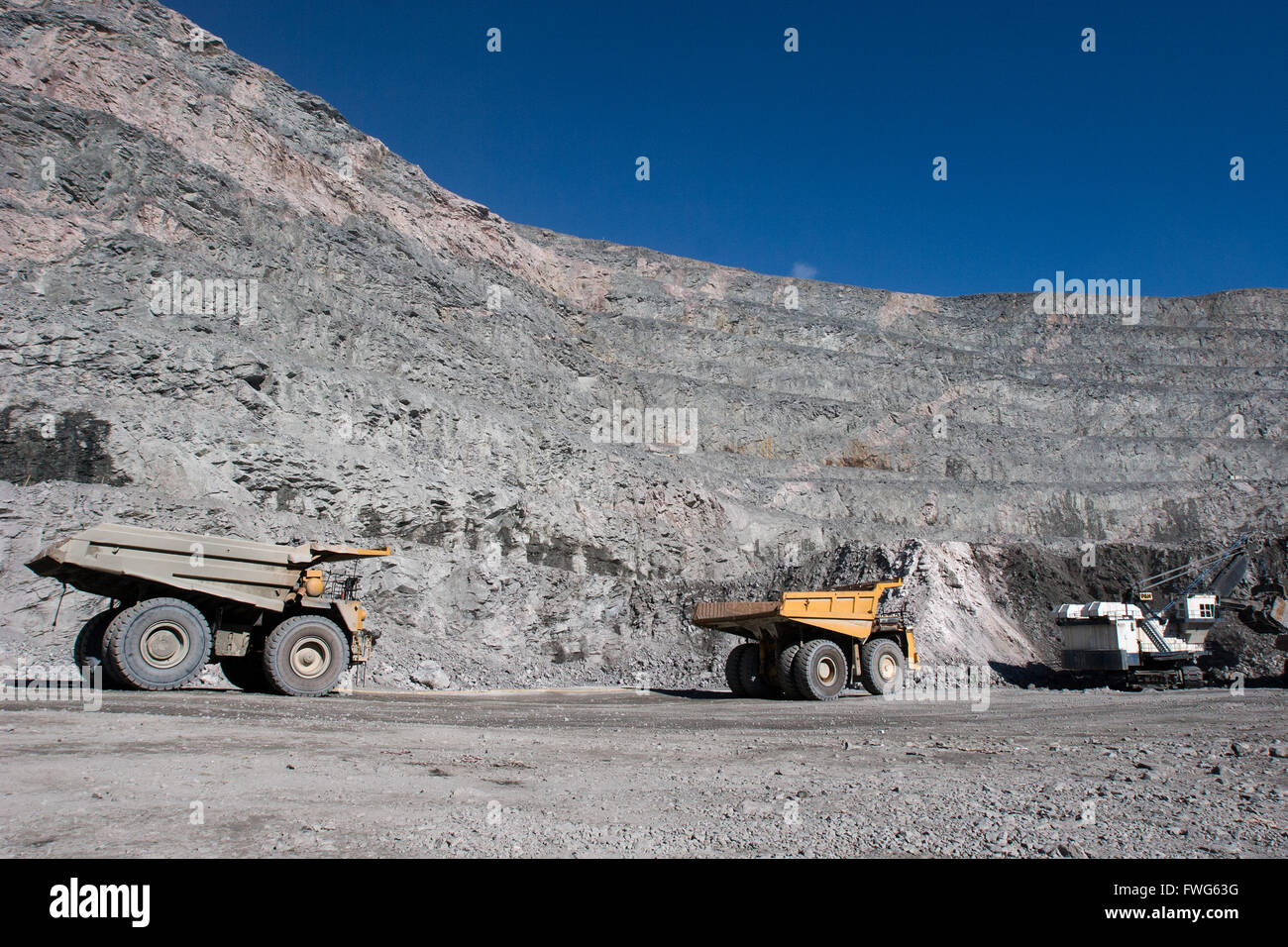 Aitik cooper mine in Gällivare, Sweden on July 25, 2007 Stock Photo - Alamy