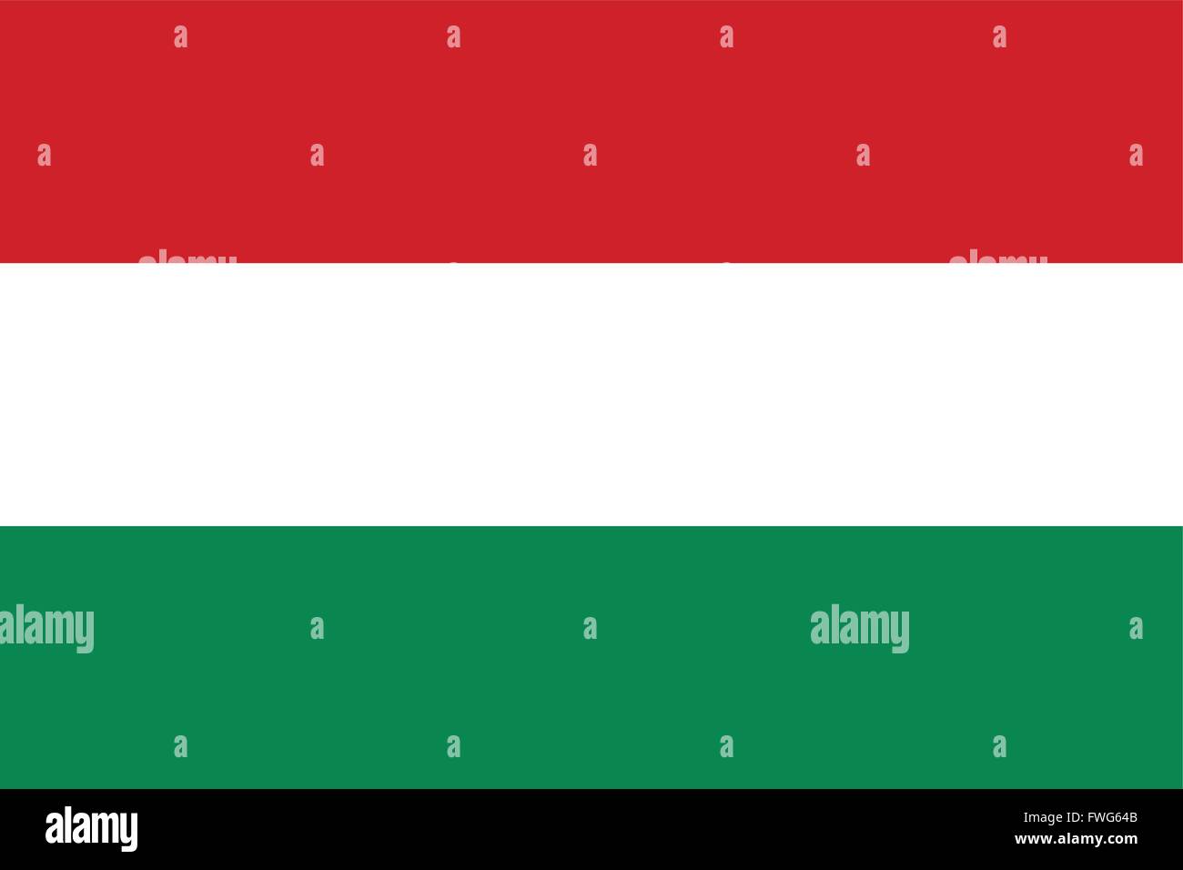The hungarian flag Stock Vector Images - Alamy