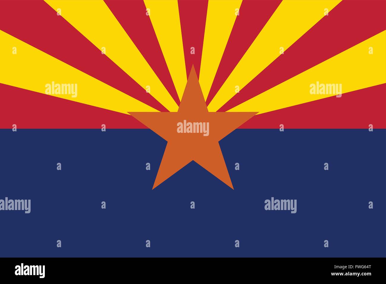 Arizona flag hi-res stock photography and images - Alamy