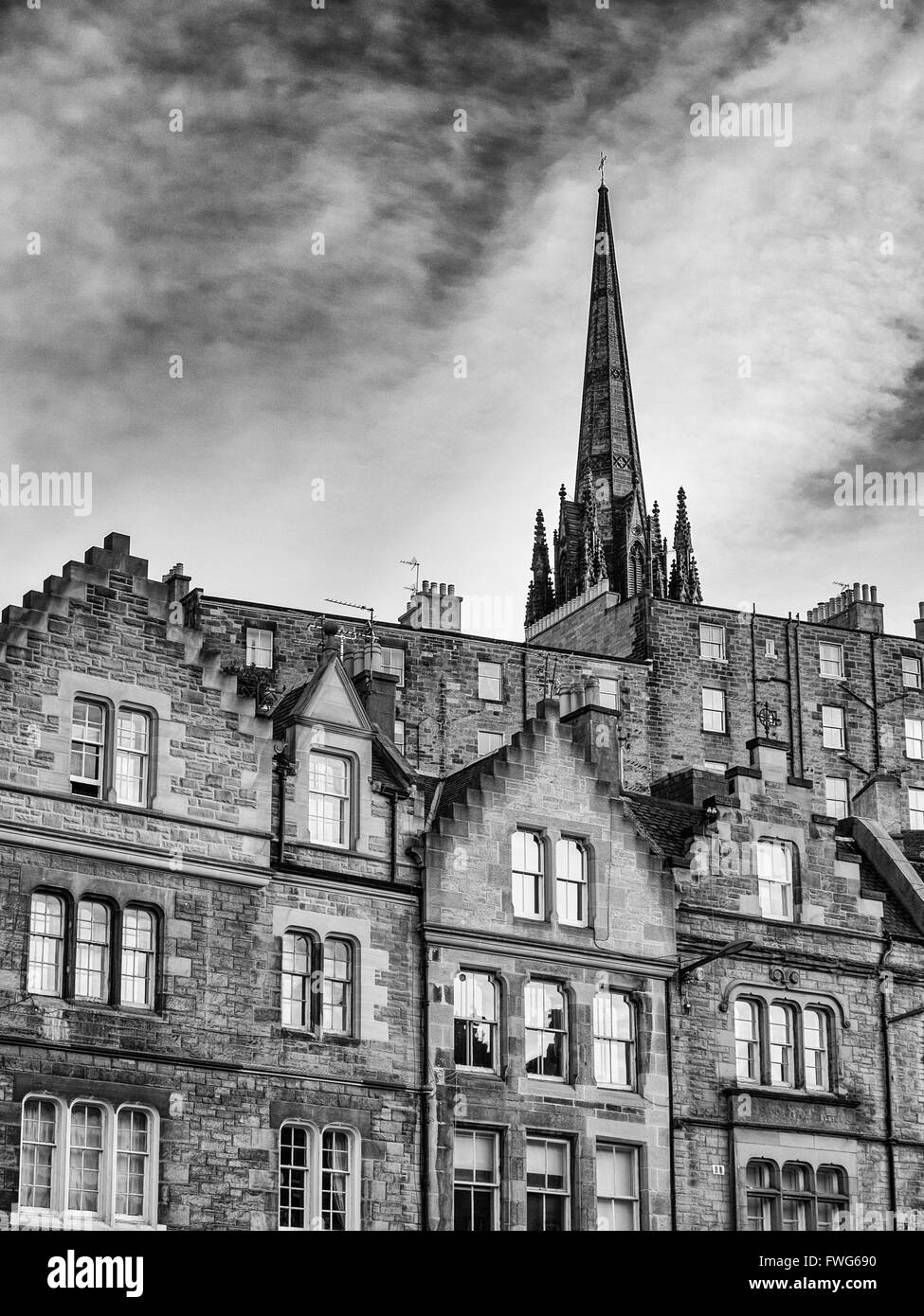 Edinburgh Old Town Stock Photo - Alamy