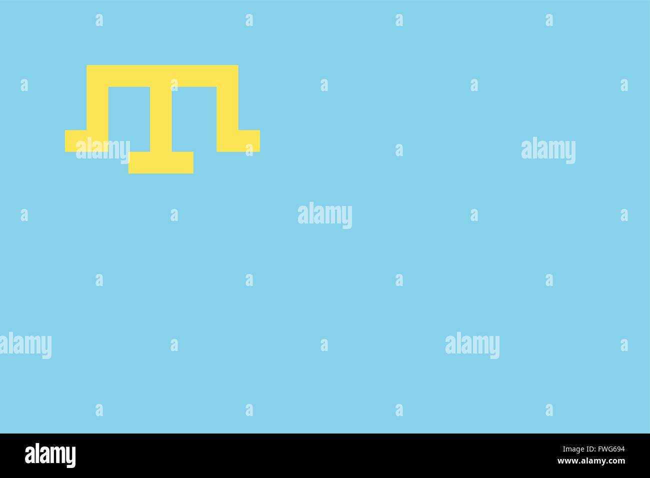 Crimean Tatar flag Stock Vector Image & Art - Alamy