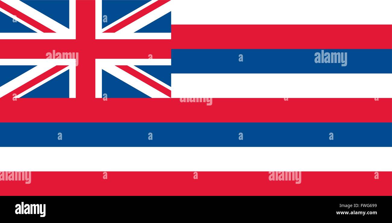 Hawaii flag hi-res stock photography and images - Alamy