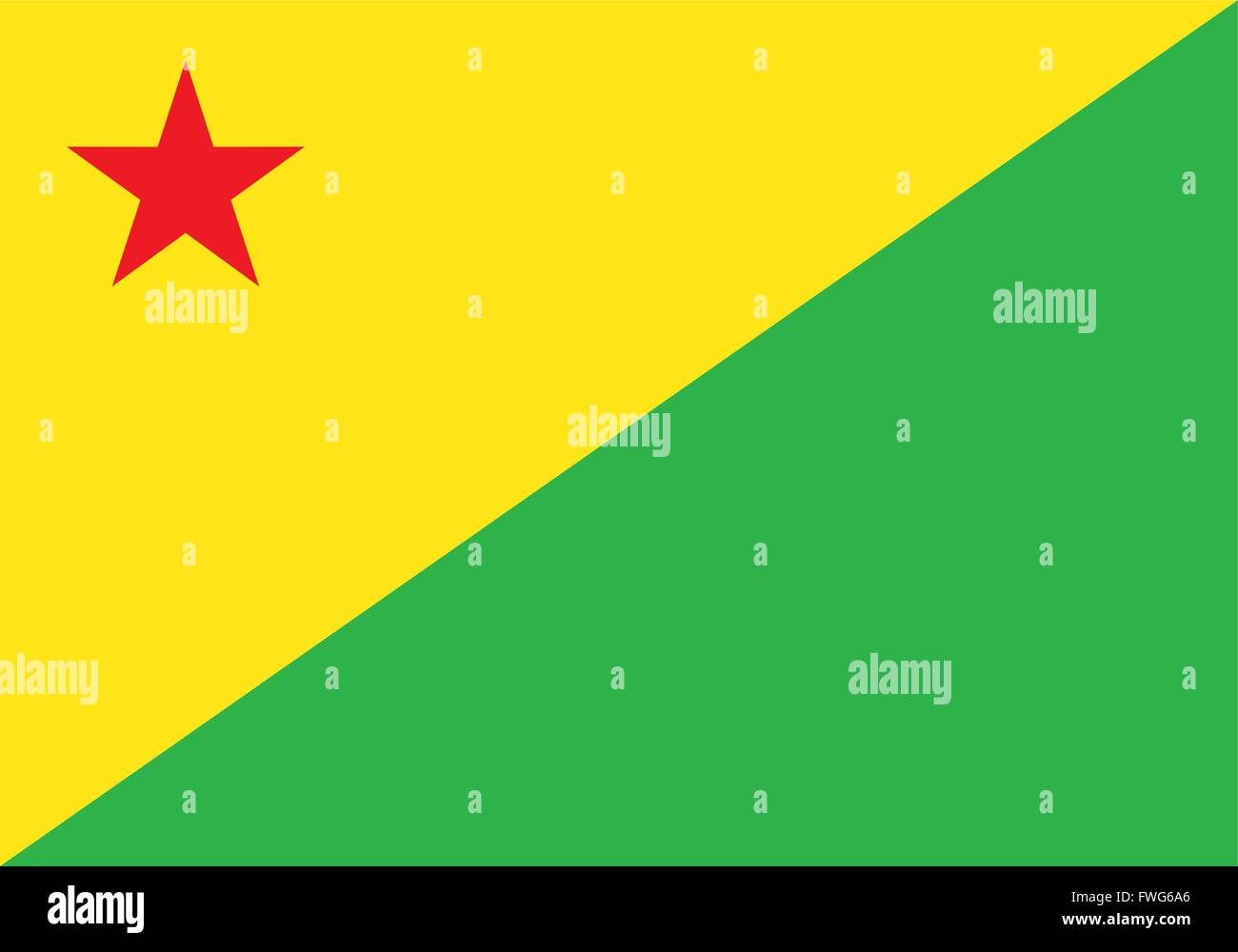 Flag of acre state Stock Vector Images - Alamy