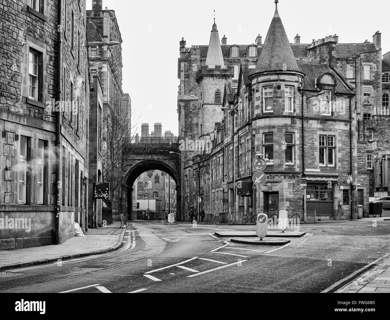 Edinburgh Old Town Stock Photo - Alamy