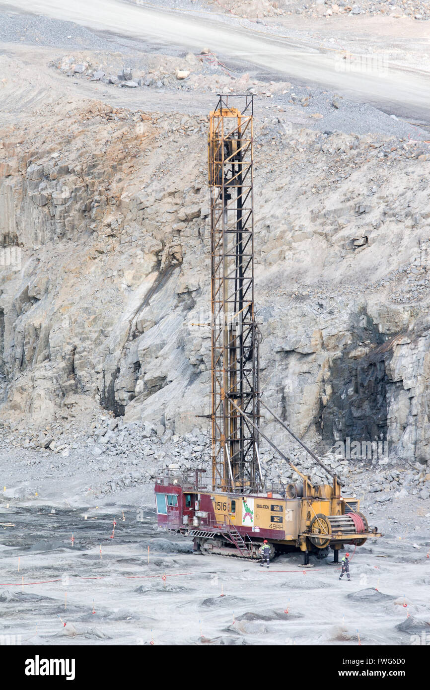 Aitik cooper mine in Gällivare, Sweden on July 25, 2007 Stock Photo - Alamy