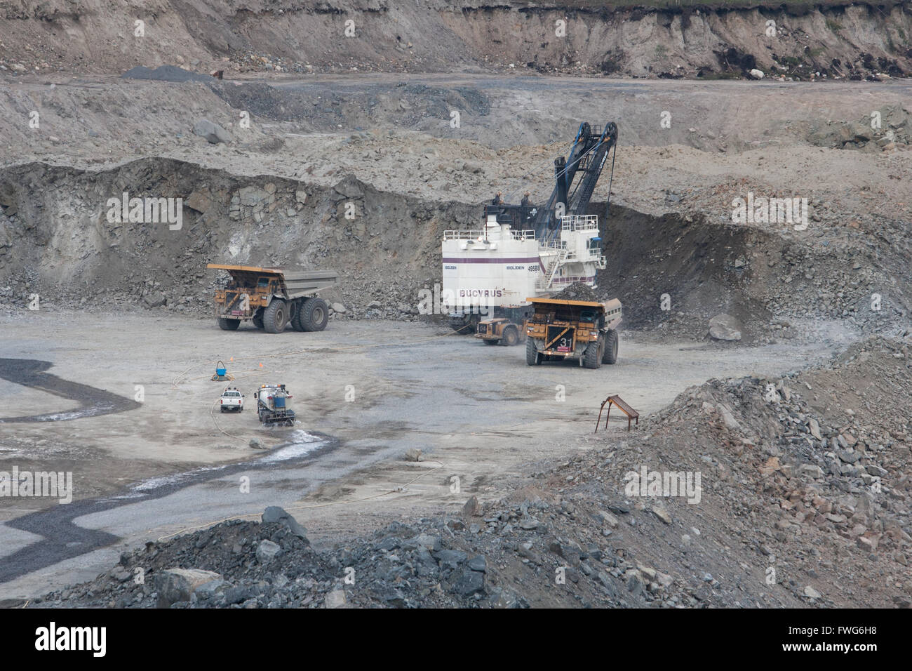 Aitik cooper mine in Gällivare, Sweden on July 25, 2007 Stock Photo - Alamy