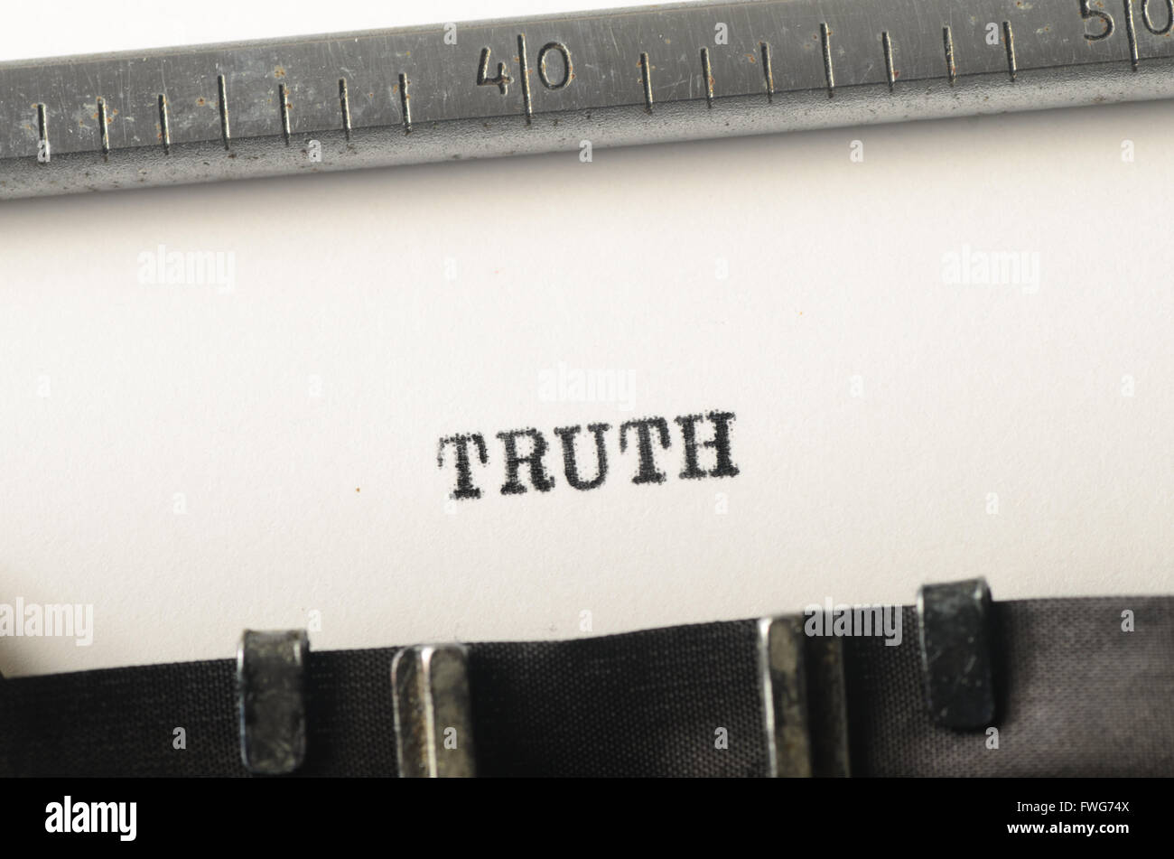Truth word hi-res stock photography and images - Alamy