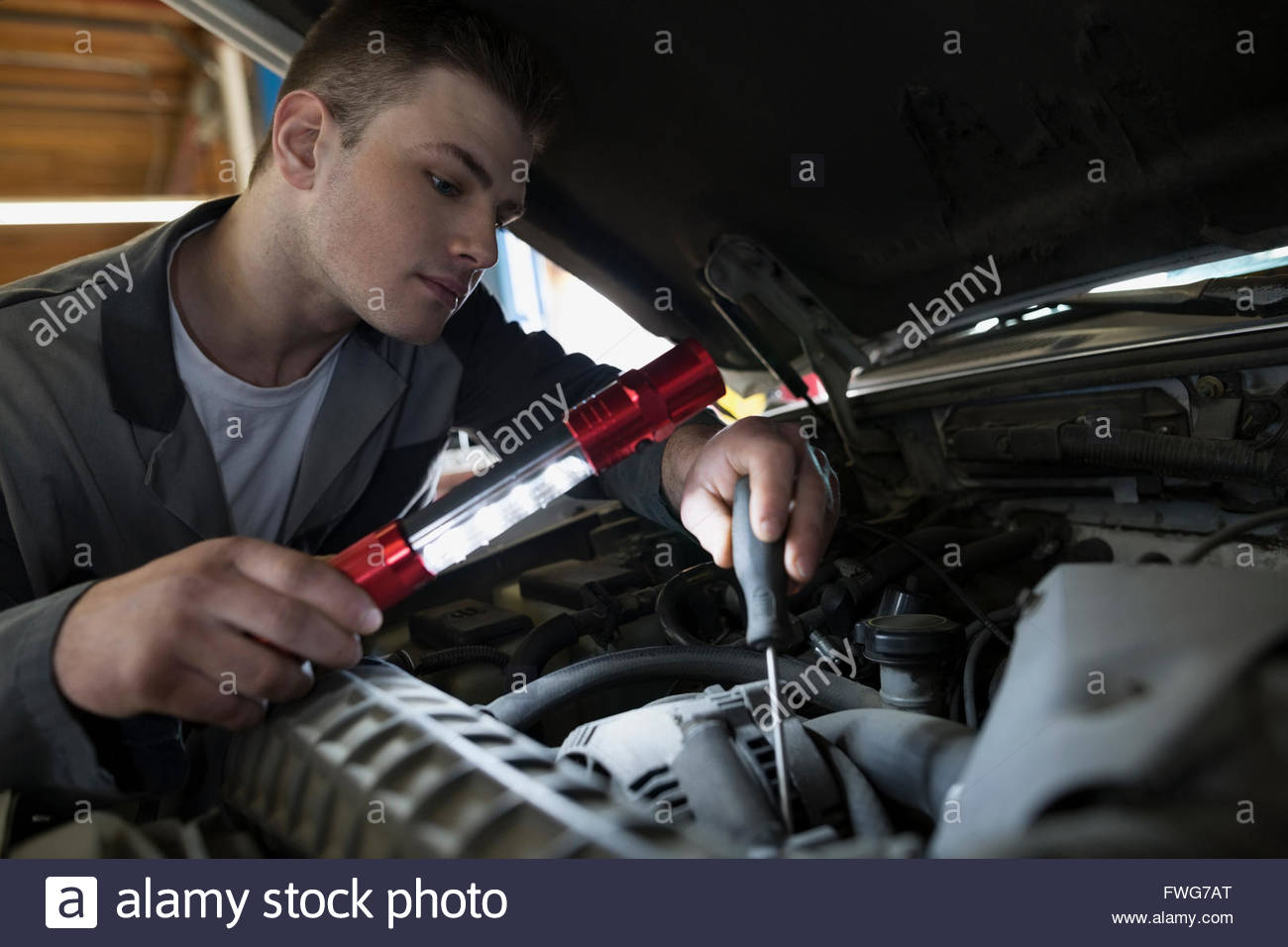 Fixing engine hi-res stock photography and images - Alamy