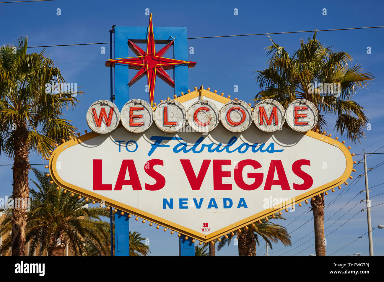 Welcome to Las Vegas sign, the strip, Las Vegas, Nevada, USA Stock ...
