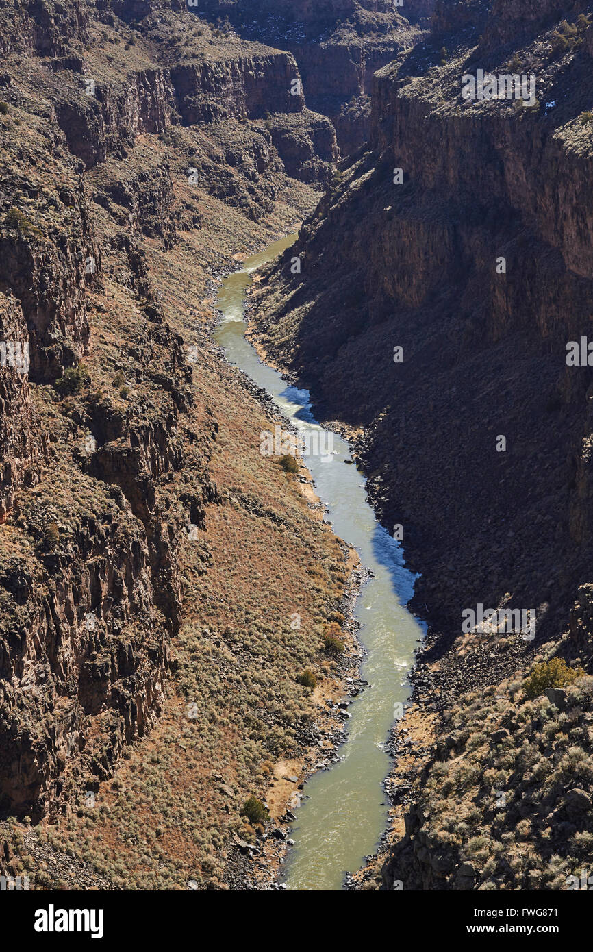 Rio Grande River at Pilar, New Mexico USA Stock Photo - Alamy