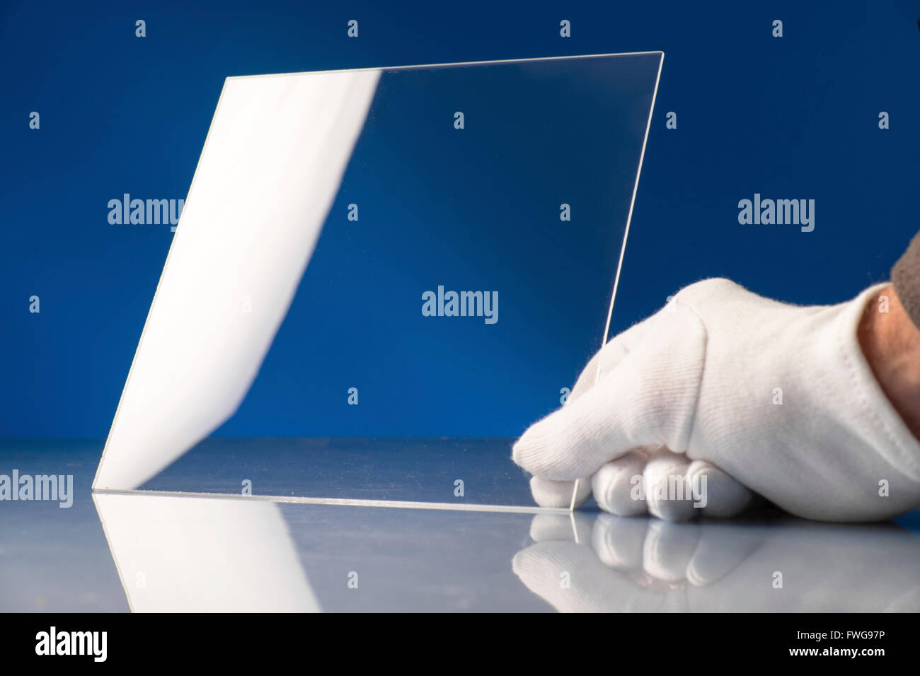 Bulletproof super hard glass based on structured nanocrystals Stock ...