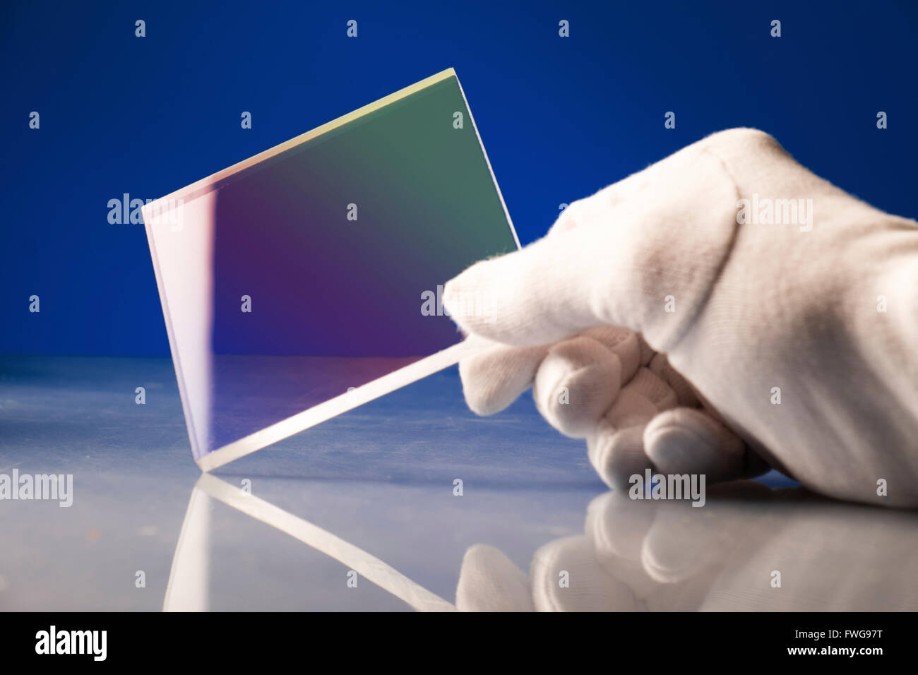 Bulletproof super hard glass based on structured nanocrystals Stock ...